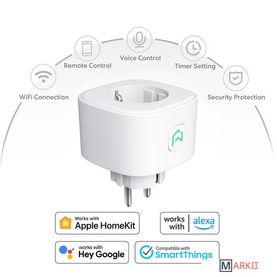 Умная розетка Meross Smart Wi-Fi Plug MSS210 EU купить в Минске, цена в интернет-магазине Markit.by
